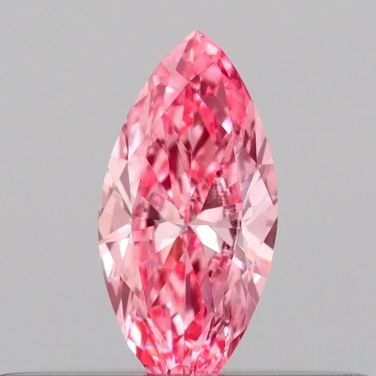 0.12ct Marquise Lab Grown Diamond (Colour Fancy Vivid Pink, Clarity VS ...
