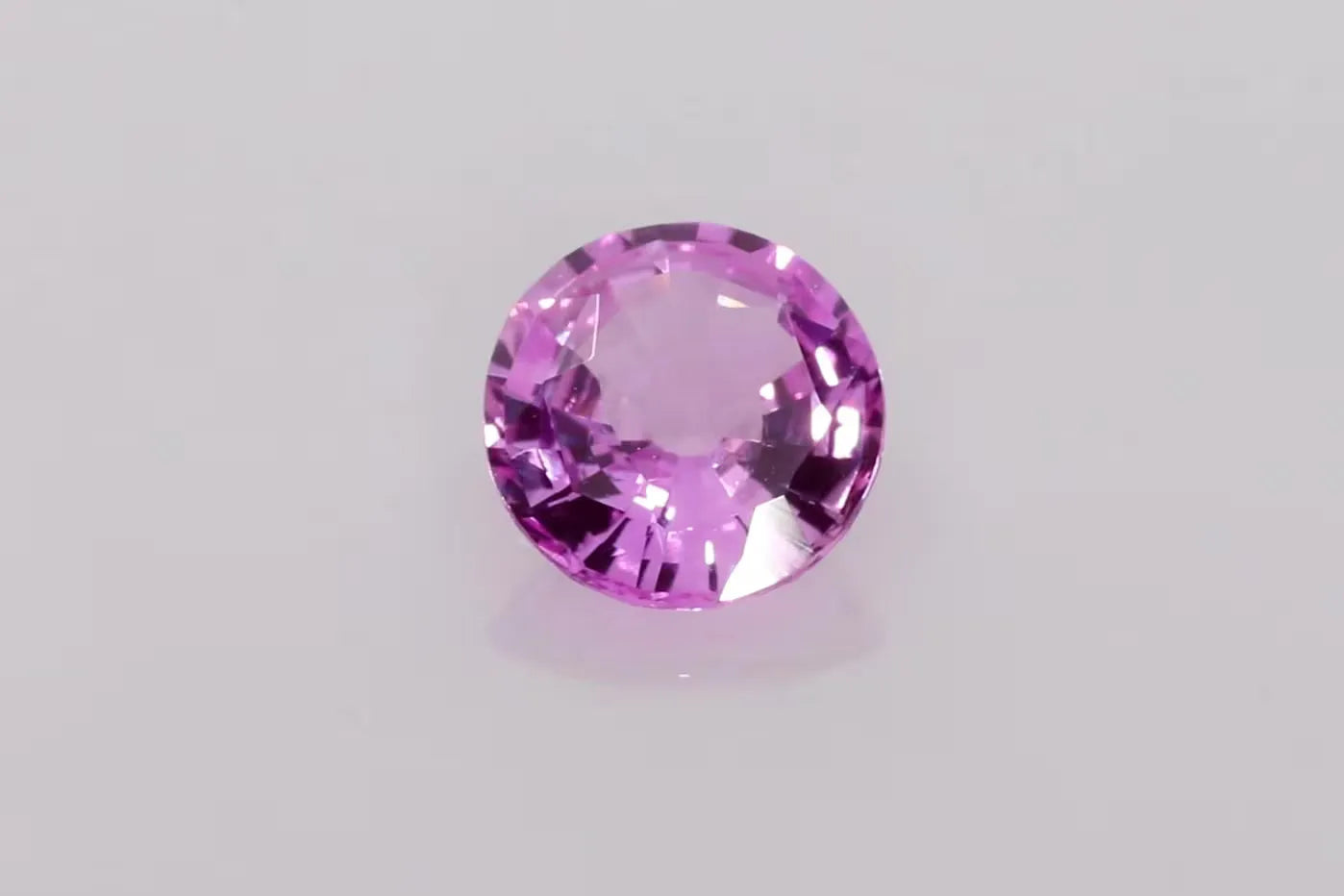 2.05ct Round Natural Sapphire (Colour Pink, Clarity Eye Clean, Cut Fac ...