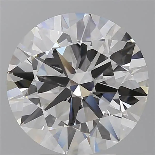 5.00ct Round Lab Grown Diamond (Colour E, Clarity VVS2, Cut EX, IGI Ce ...