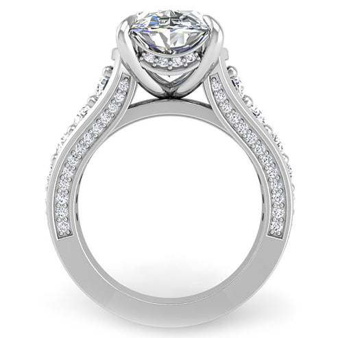 Ben Garelick 5 Carat Oval Ellipse Diamond Engagement Ring - Large Oval