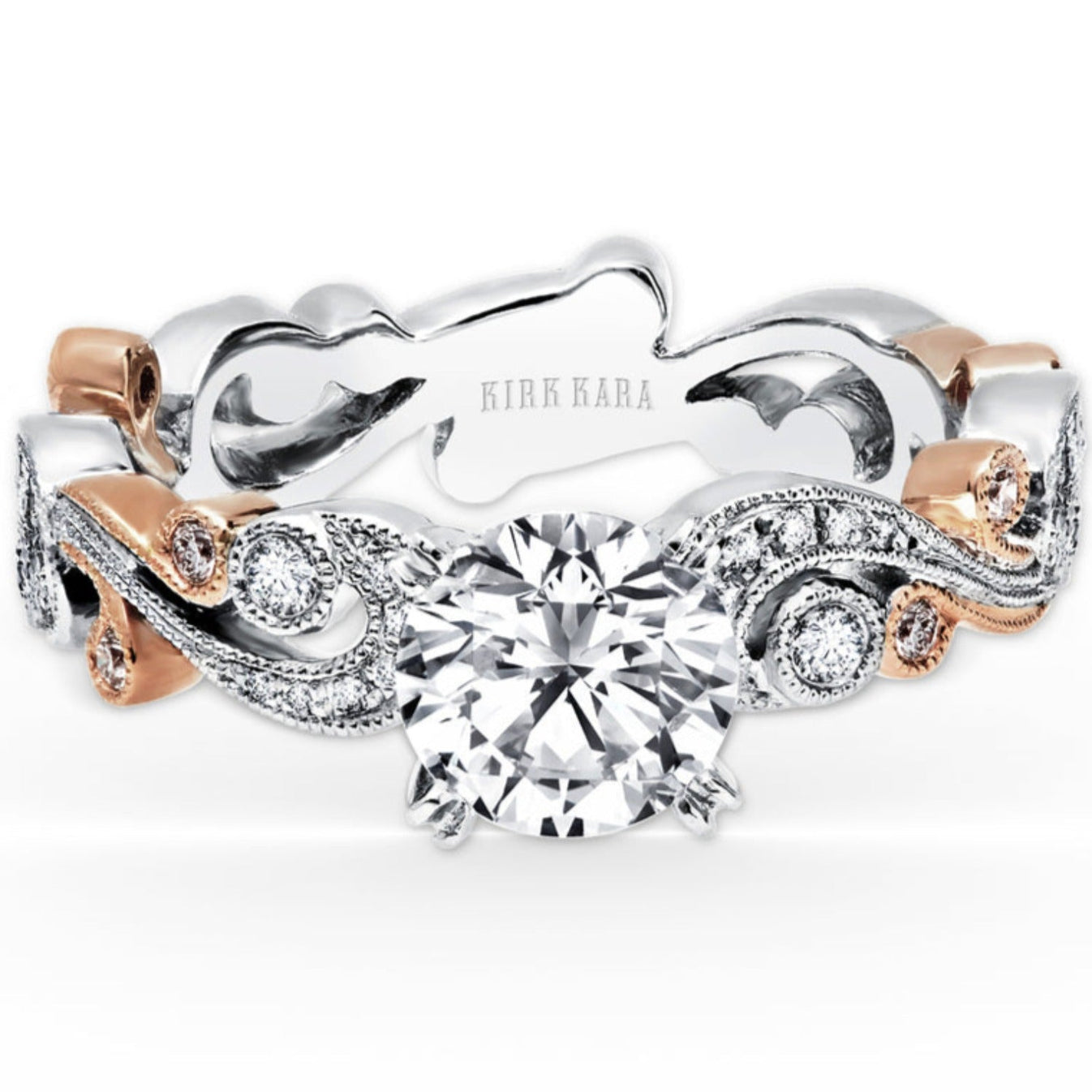 Kirk Kara "Angelique" Diamond Scroll Work Engagement Ring – Ben Garelick