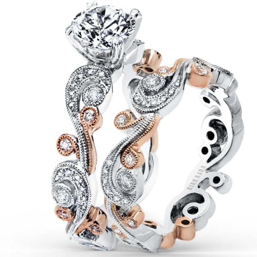 Kirk Kara "Angelique" Diamond Scroll Work Engagement Ring – Ben Garelick