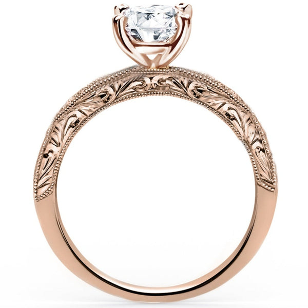 Kirk Kara "Charlotte" Channel Set Red Ruby Engagement Ring - K1390RD-R ...