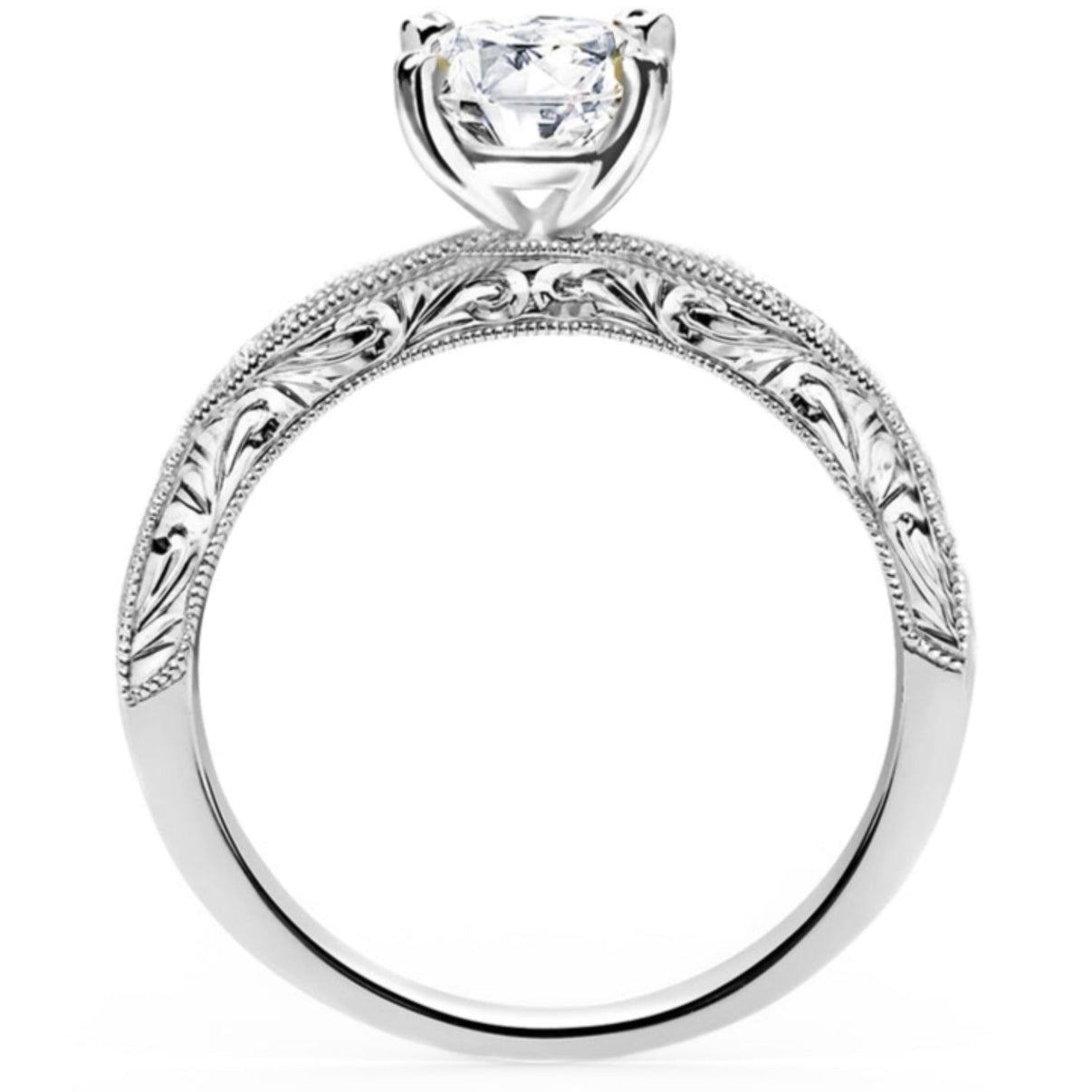 Kirk Kara "Charlotte" Channel Set Red Ruby Engagement Ring - K1390RD-R ...