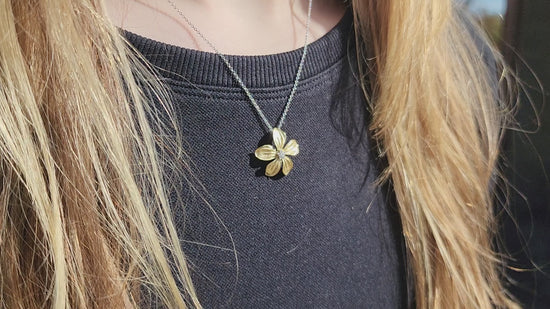 Simon G. Gold Textured Flower Diamond Cluster Pendant - LP4845 – Ben ...