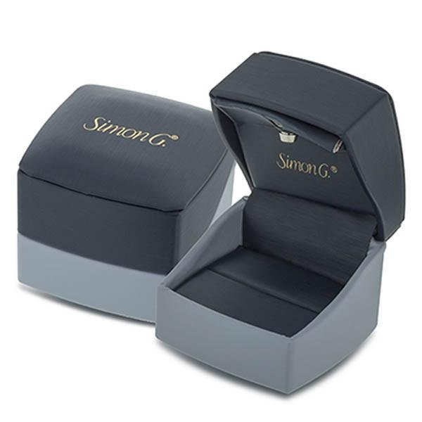 Simon G Five Stone Ruby & Diamond Halo Anniversary Ring | Ben Garelick