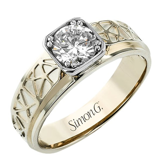 Simon G. "Greenwich" Double Prong Diamond Engagement Ring - LG277 – Ben ...
